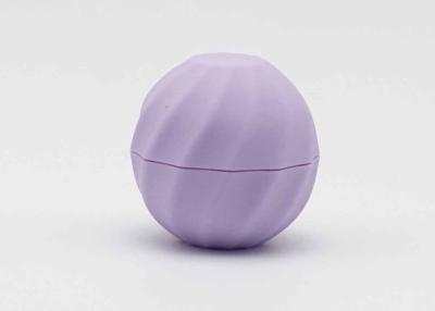 Chine Paquet cosmétique en plastique de baume à lèvres d'oeufs de forme de tube pourpre de baume à lèvres à vendre