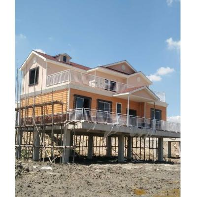 Chine CEMENT SIDING LIGHT STEEL FRAME MODEM LUXURY PREFAB HOUSE FOR SALE à vendre