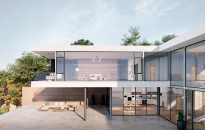 Chine Panorama fenêtre en alliage d'aluminium pour les villas balcons patio chambre à coucher salon à vendre