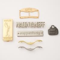 Quality Custom Gold Engraved Furniture Metal Hanging Tag Letters Logo for Sewing User-Friendly for sale