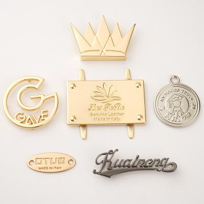 User-Friendly Style Custom Metal Logo Label for Hang Letter on Luggage and