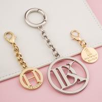Quality Customized Eco-friendly Hollow Logo Round Tag Hanging Metal Bag Tag for Handbag Sale for sale