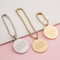 Customized Eco-friendly Hollow Logo Round Tag Hanging Metal Bag Tag for Handbag