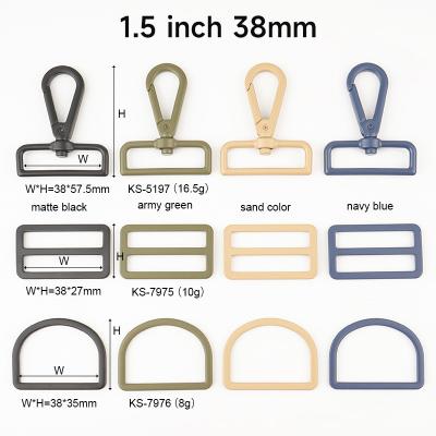 중국 1.5 Inch Snap Hook And Metal D Ring For Designer Handbag Hardware Mould 판매용