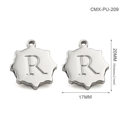Eco Friendly Small Metal Logo Tags Metal Hang Tag For Bags And Clothes