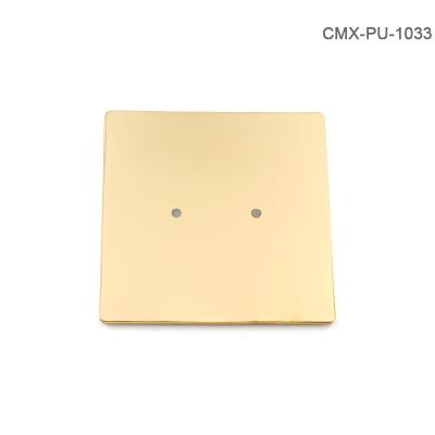 Customized Square Metal Label for Bags Personalized Metal Name Plate