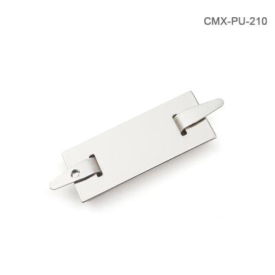 Engraved Logo Metal Name Tags with Washer Customized Size Metal Labels