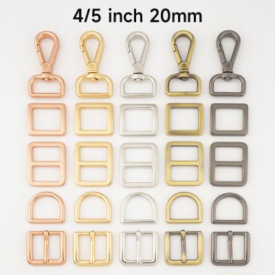 중국 20 25 38mm Metal Tri-Glide Slide Buckle Kit for Bag Belt Diy Accessories Nickel-Free 판매용