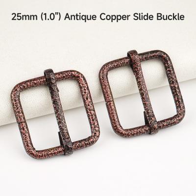 중국 Metal Adjuster Buckle 1 Inch for Handbags Ready Mould 5 Colors Tri-Glide Slider Buckle 판매용