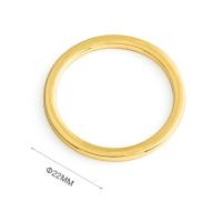 Quality 22mm Metal O-Ring Gold Buckle for Handbags Garment Jeans DIY Bags Overcoat Bag Strap for sale