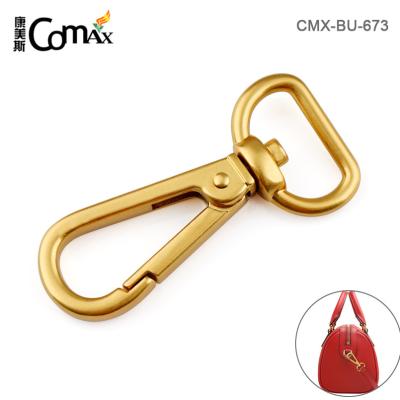 중국 Customized Logo Eco-friendly 3/4 Inch Dull Gold Metal Hook Buckle for Handbags Hardware 판매용