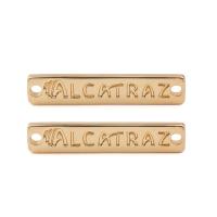 Quality Gold Metal Engraved Logo Garment Labels for Sewing on Custom Bikinis for sale