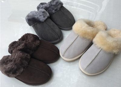 중국 두 배는 진짜 양 모직 슬리퍼 Handmade 유럽인 크기 35-43 직면했습니다 판매용