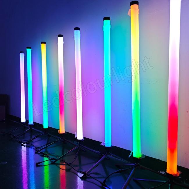 50mm dmx rgb 3d tube lights