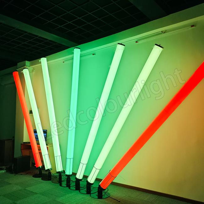 150mm dmx rgb 3d tube lights