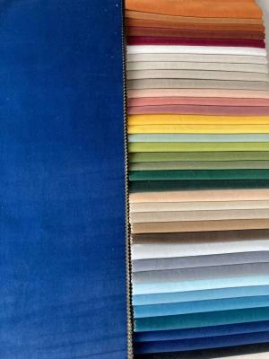 Cina Tessuto in velluto super morbido per divano Berlin, tessuto in velluto a maglia morbido per la decorazione della casa in vendita