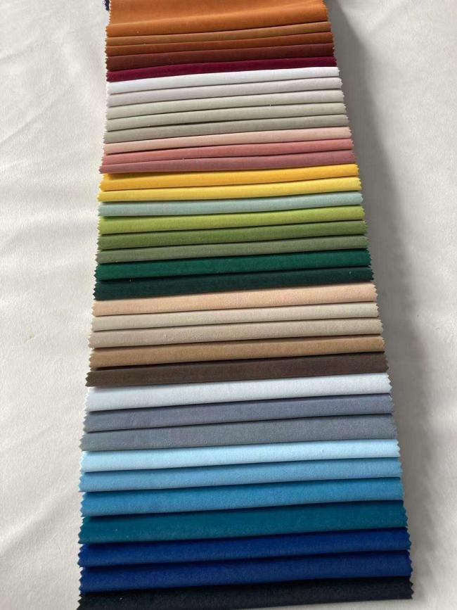 Super soft velvet fabric sample 1