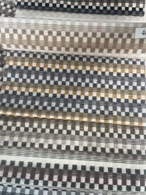 China Yarn Dyed Chenille Sofa Fabric 100%Polyester Jacquard Home Textile Fabric For Sofa for sale