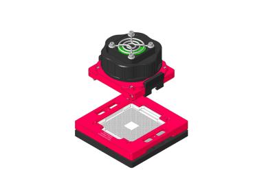 China Heat Dissipation Semiconductor Test Socket Reliable Open Top Type for sale