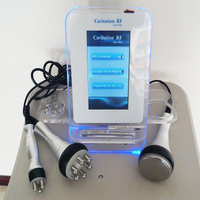 Cina 3 in 1 cavitazione di rf che dimagrisce macchina 120W 40Khz per il salone facciale del corpo in vendita