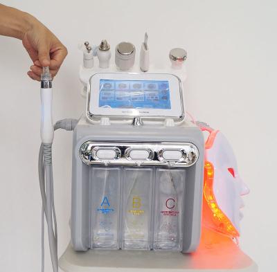 Cina 8 in 1 macchina facciale della bolla H2O2 della macchina dell'ossigeno ultrasonico facciale dell'idrogeno in vendita