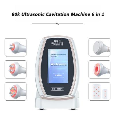 中国 Lipo 1つのレーザーに付き機械6つを細くする150W 80Kの超音波の脂肪質のキャビテーション 販売のため