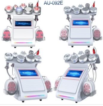 Cina 9 In 1 Vacuum Roller RF Cavitation Lipolaser Machine EMS Body Slimming Massage Cavitation Device in vendita