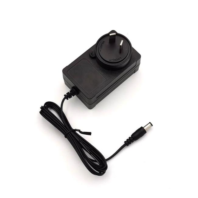 For UL Level VI SAA KC Certified 12V DC Power Adapter 1A to 3A Interchangeable AC/DC Adapter with 9V Outlets Manufacturer Direct