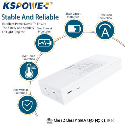 Китай Защита OCP Triac Dimmable Driver AC 100v Выход 24v 80w Динамический трансформатор продается
