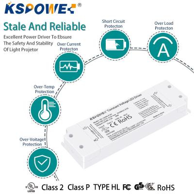 China 12V 20W Entrada 100-120V Voltagem Constante IP20 LED Suporte Elétrico Dirigente para Iluminação de Faixa Interior Eficiência Excepcional à venda