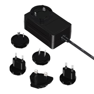 중국 12V 1A 교체형 플러그 어댑터 25W 36W AC DC 전원 어댑터 과부하 보호 판매용