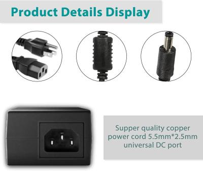 China Adaptador de energía de conmutación de conexión de escritorio 100W AC personalizado para tiras LED en venta