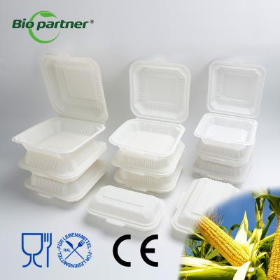 중국 Convenient Microwave Safe Biodegradable Clamshell Food Container with 0-1L Capacity 판매용