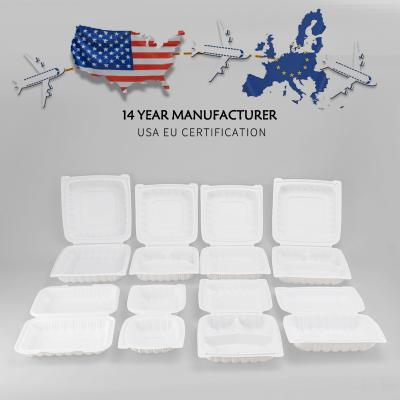 Κίνα MFPP Disposable Food Container Biodegradable Take Away Fast Food Packaging for Camping προς πώληση