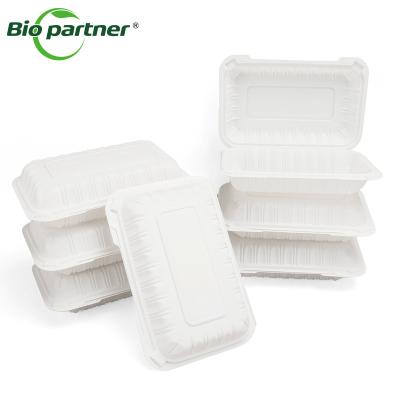 Chine MFPP Plastic Takeout Food Mineral Filled PP Hinged Containers for Casual Design Style à vendre