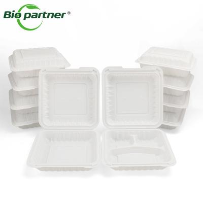 Chine MFPP Plastic Takeout Food Mineral Filled PP Hinged Containers for Casual Design Style à vendre