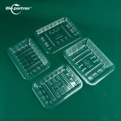Κίνα Disposable Rectangle Packaging Plastic Pet Meat Tray for Fresh Food and Supermarket προς πώληση