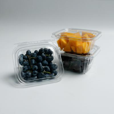 중국 Disposable PET Clamshell Clear Take Out Containers with Tamper Evident Proof Closure 판매용