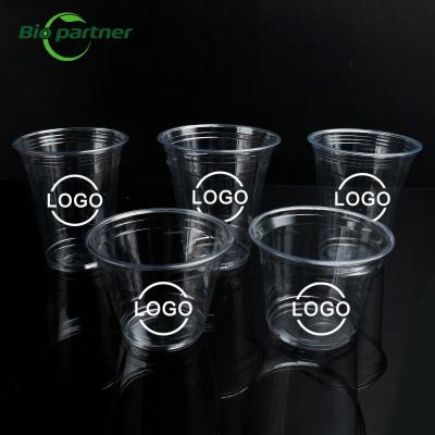 중국 Customized Logo Acceptable Home Restaurant Bar Hotel Wedding PET Cup With Lids 판매용