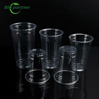 중국 Customized Logo Acceptable Home Restaurant Bar Hotel Wedding PET Cup With Lids 판매용
