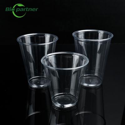 중국 Custom Logo Printed 14oz PET Disposable Dessert Cocktail Cups for Party and Iced Coffee 판매용