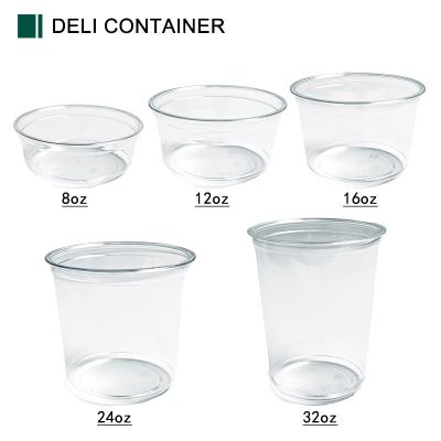 Κίνα Custom Logo UV Printed 32oz Deli Containers for Disposable Fruit Salad Packaging προς πώληση