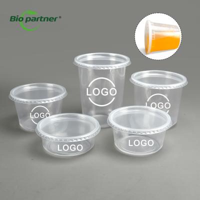중국 Disposable Deli Cups With Lids Fruit Soup Meal Prep PLA PP PET Dessert Boxes for Events 판매용