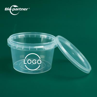 Κίνα Disposable Deli Soup Cup Storage with Round Clear Restaurant To Go Plastic Packaging προς πώληση