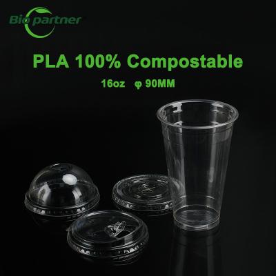 Chine Biodegradable Clear Plastic PLA Cold Drinking Cup for Home Restaurant Bar Hotel Wedding à vendre