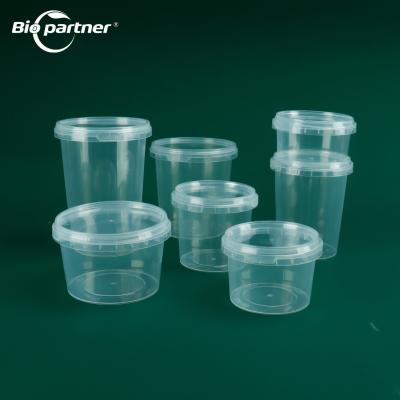중국 Eco-friendly Custom Print Disposable Plastic Clear Deli Food Cup Container With Lids 판매용