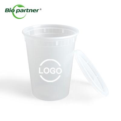 Chine OEM Logo Transparent Plastic Food Storage Organizer Bowl for Deli Salads and Takeout à vendre
