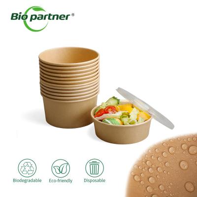Chine Eco-friendly 500ml Food Grade Paper Soup Bowl With Paper Lid for Food Packaging à vendre