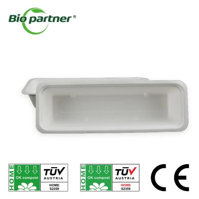 Chine Sugarcane Bagasse French Fries Chicken Popcorn Boxes for Hot Dog Catering à vendre