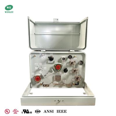China 304 Edelstahl-Tank 10 kVA Einphasen-Trafo für Bodenmontage 13,8 kV auf 240 V/120 V Stromverteilungstransformator UL-gelistet zu verkaufen